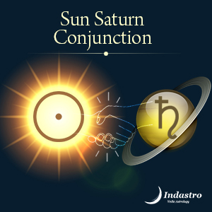 Sun, Saturn Conjunction - 2 Planets Conjunction