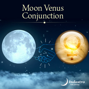 moon, venus Conjunction - 2 Planets Conjunction