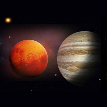 Jupiter-Mars Conjunction : Yukta Yoga