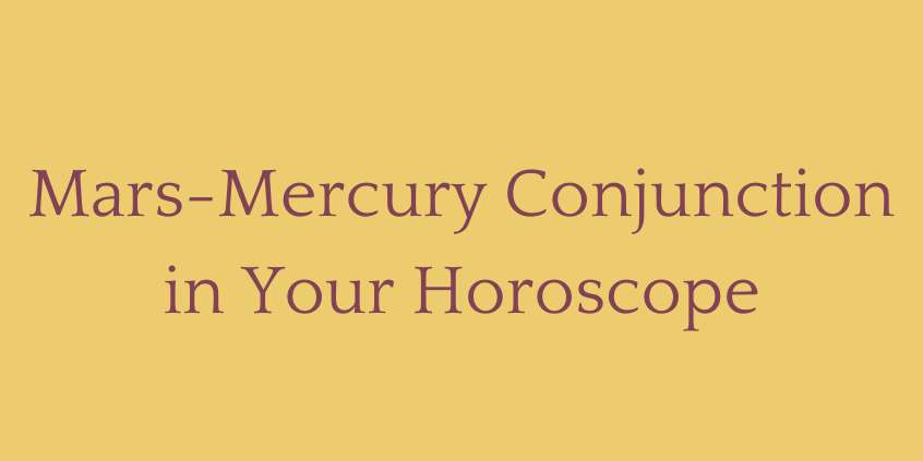 Mars-Mercury Conjunction (Yukta Yoga)